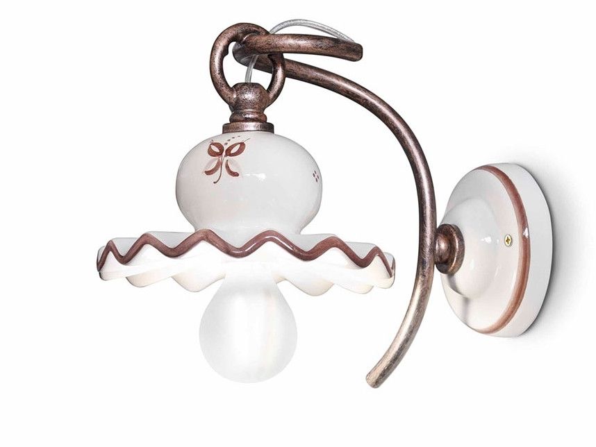 ROMA | Ceramic wall light Roma Collection By FERROLUCE