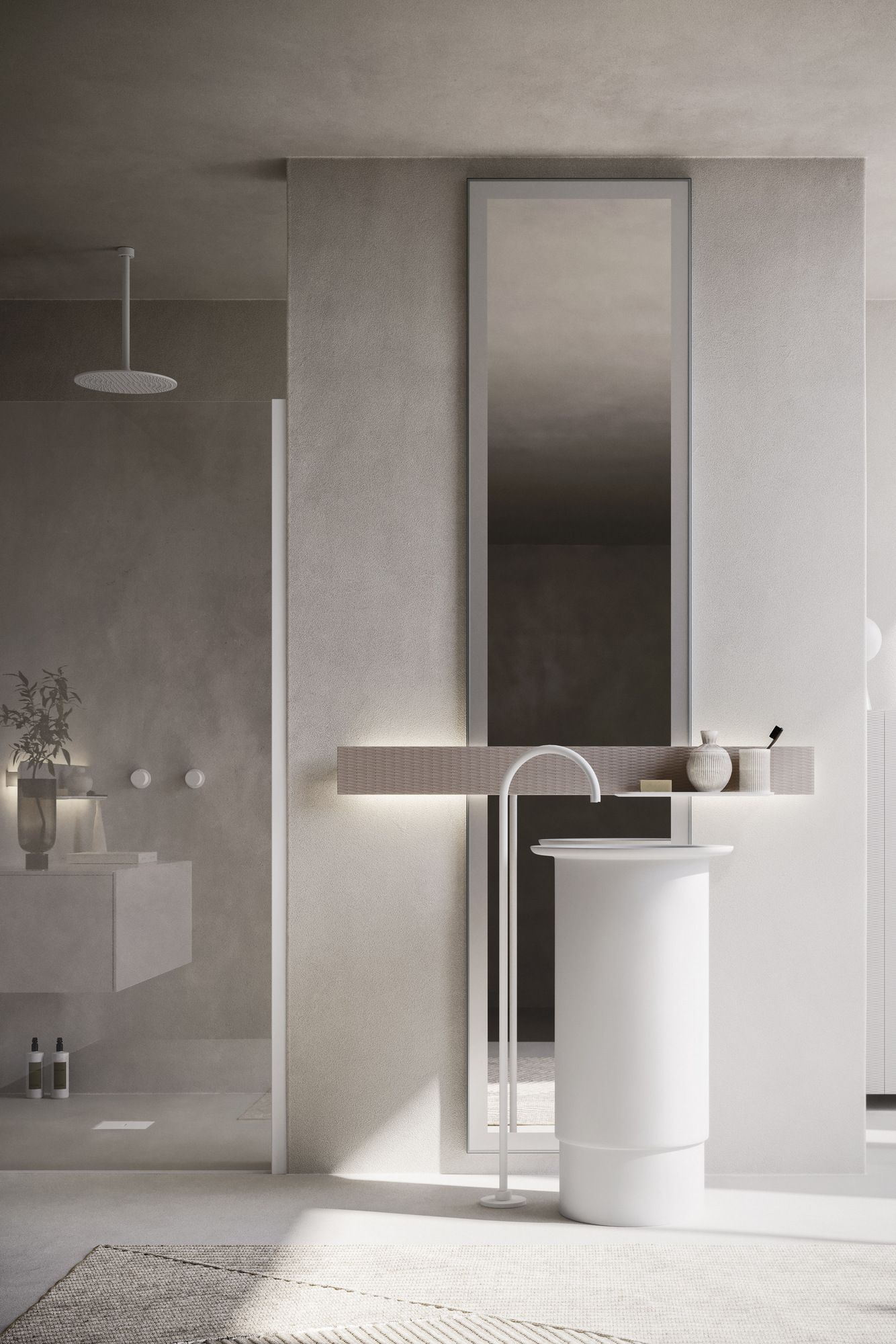 ROMAN Freestanding round single washbasin By Arbi Arredobagno | design ...