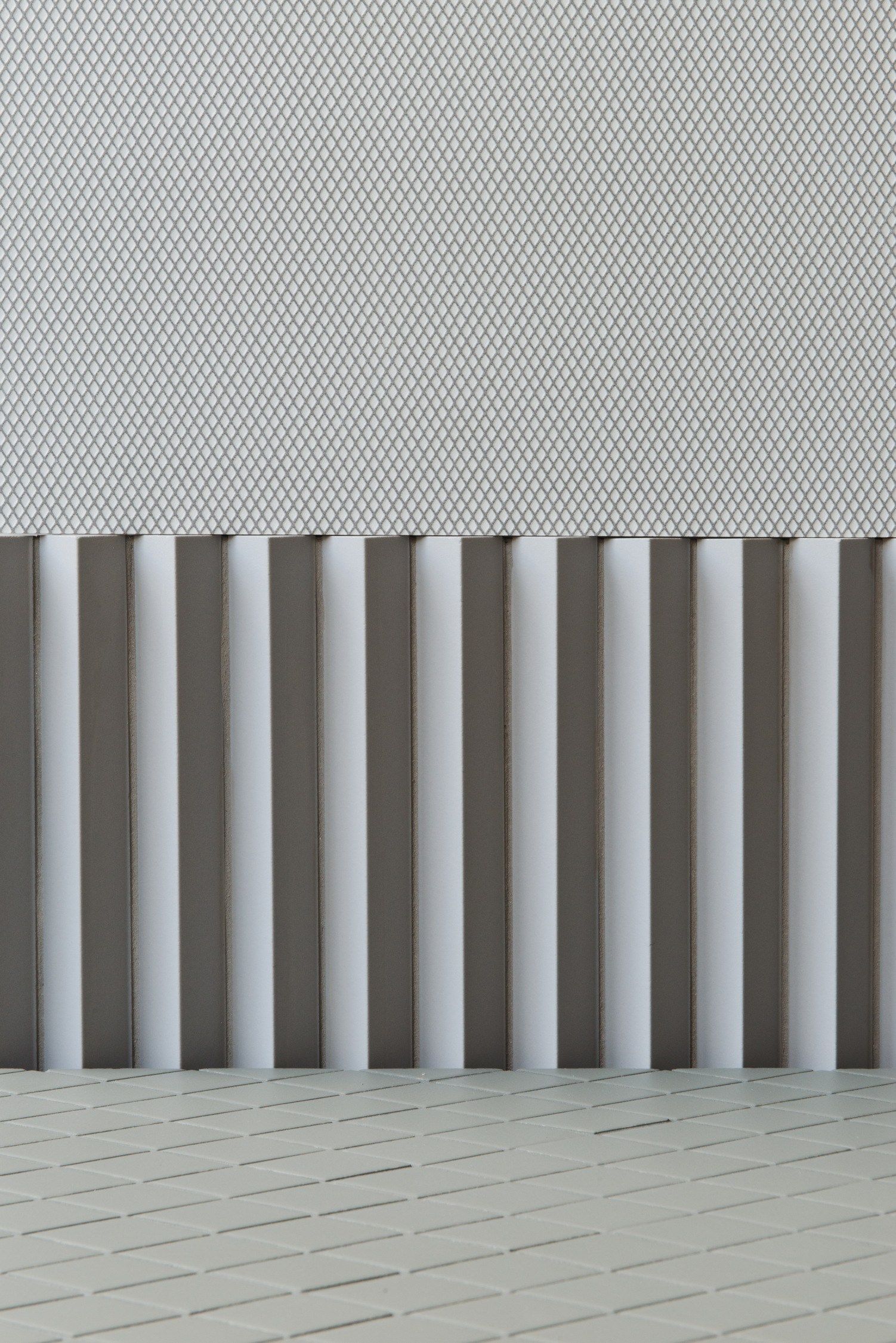 ROMBINI TRIANGLE GREY Porcelain stoneware 3D Wall Cladding By Mutina ...