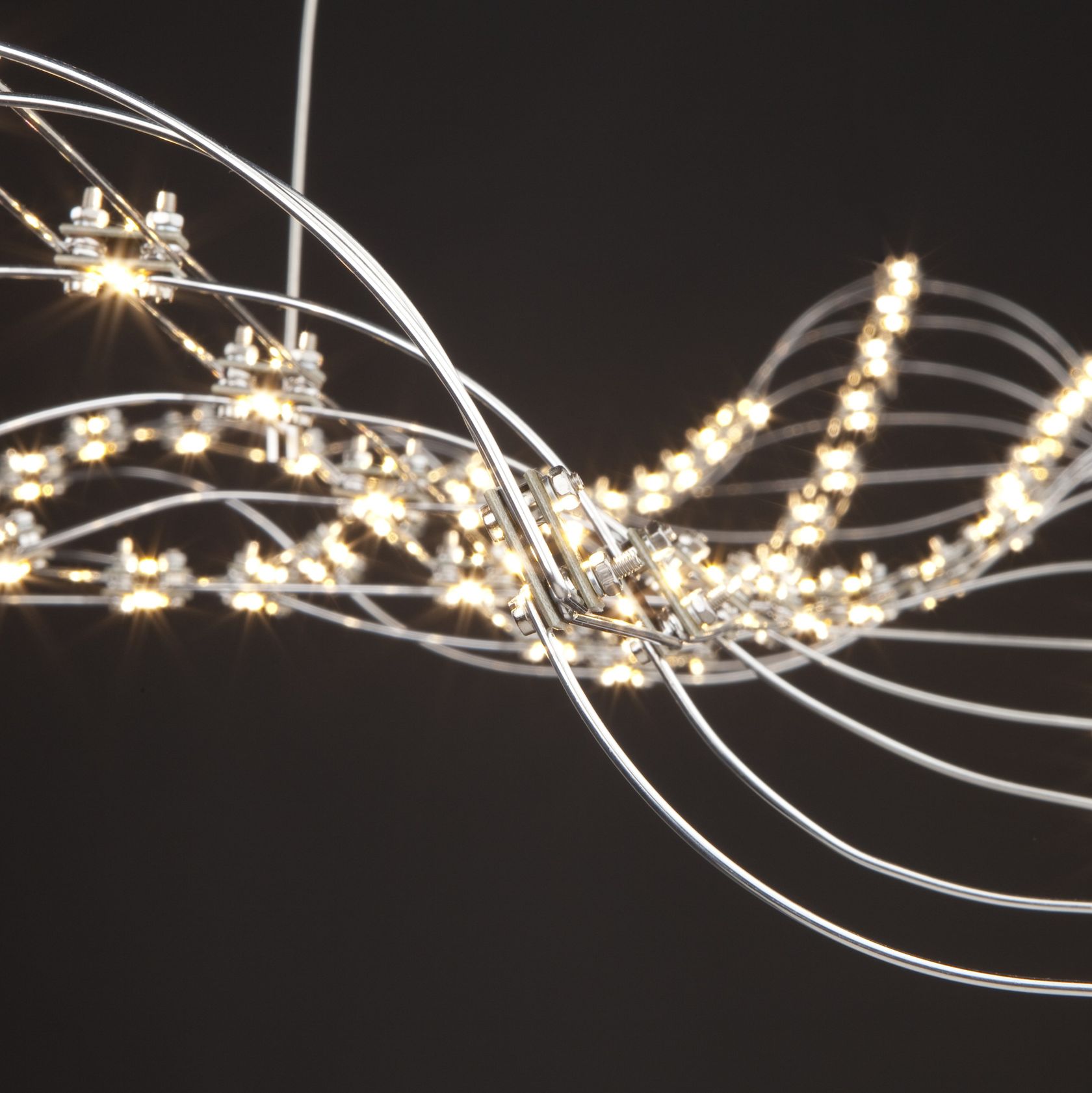 LED metal pendant lamp ROSETTA By Quasar