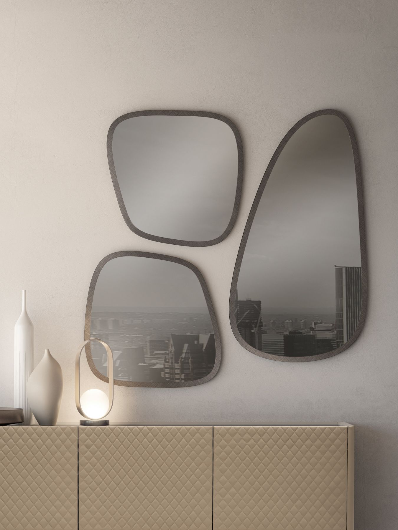 ROUNDED mirror By EFORMA design Moom