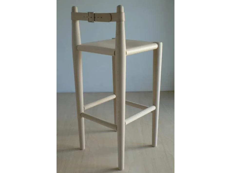 S2 | Stool with back By Temps Libre design Virginie Lobrot