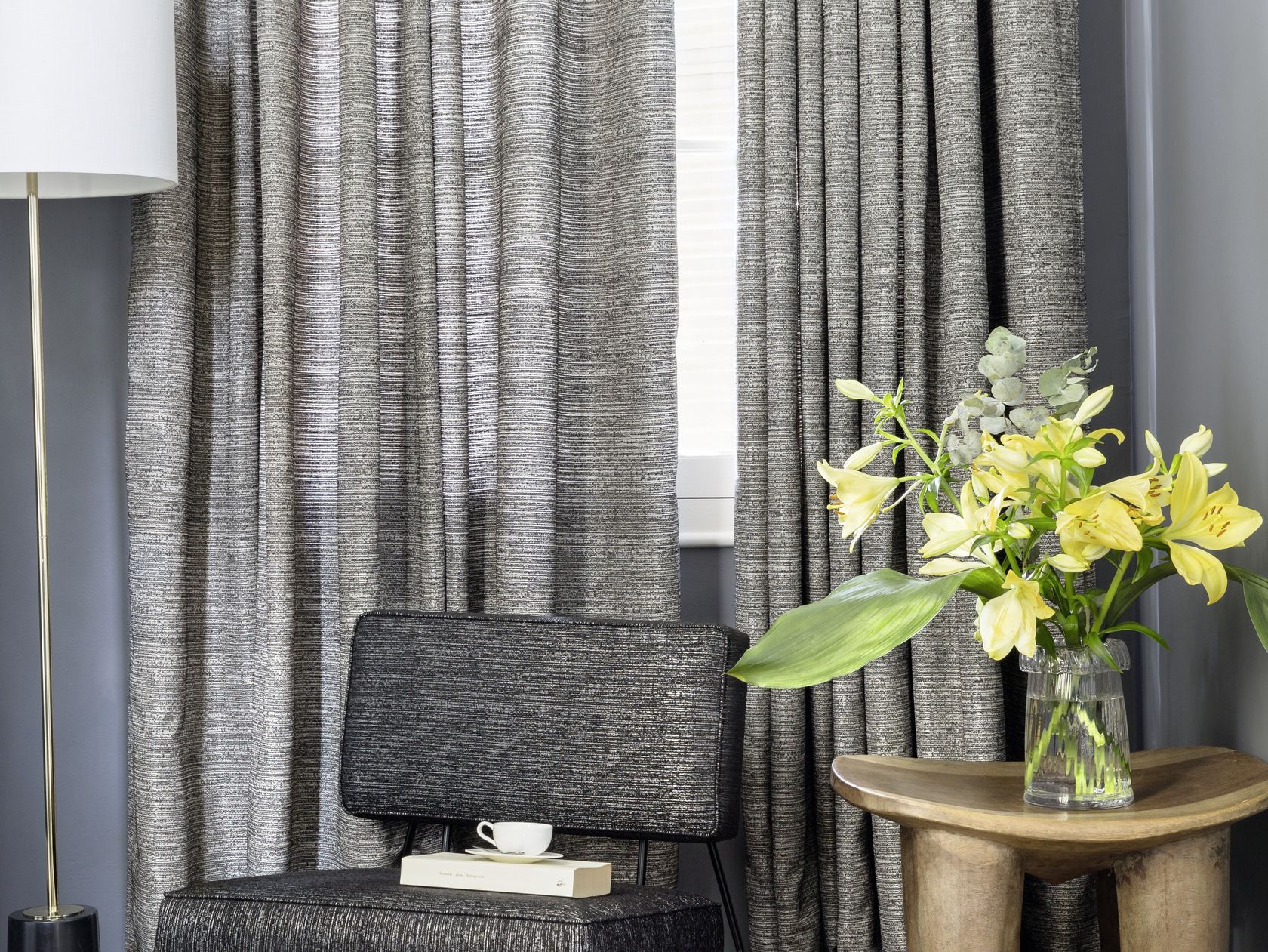 Washable polyester fabric for curtains SAINT HONORÈ Palace Collection ...