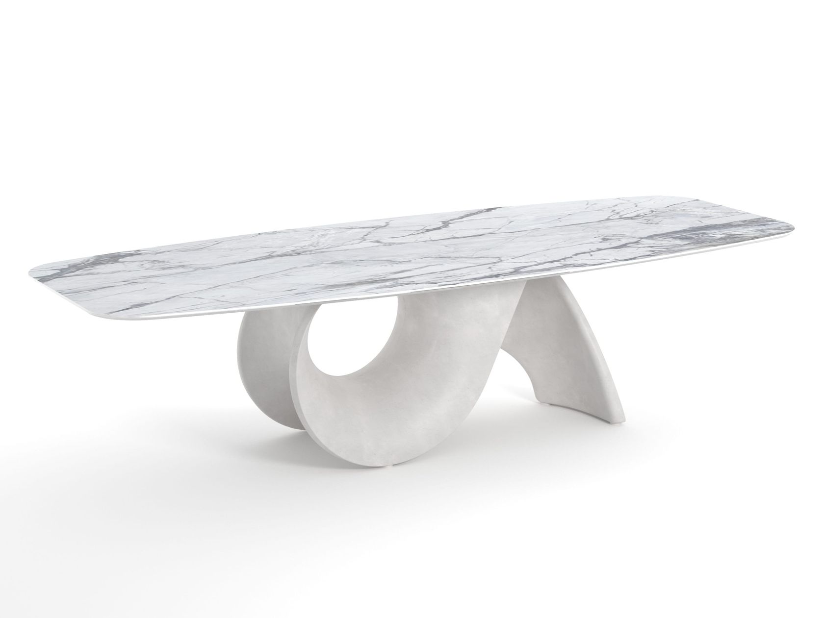 SEASHELL | Ceramic table By Calligaris design Gino Carollo