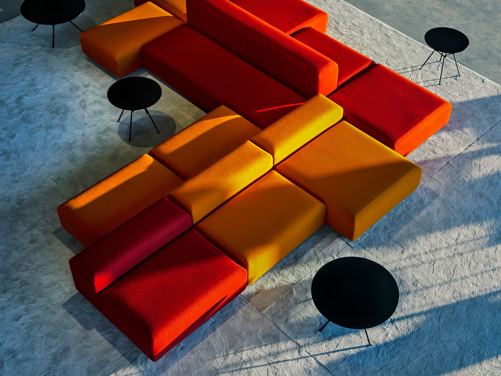 KLASTER | Sectional sofa By prostoria design Numen / For Use