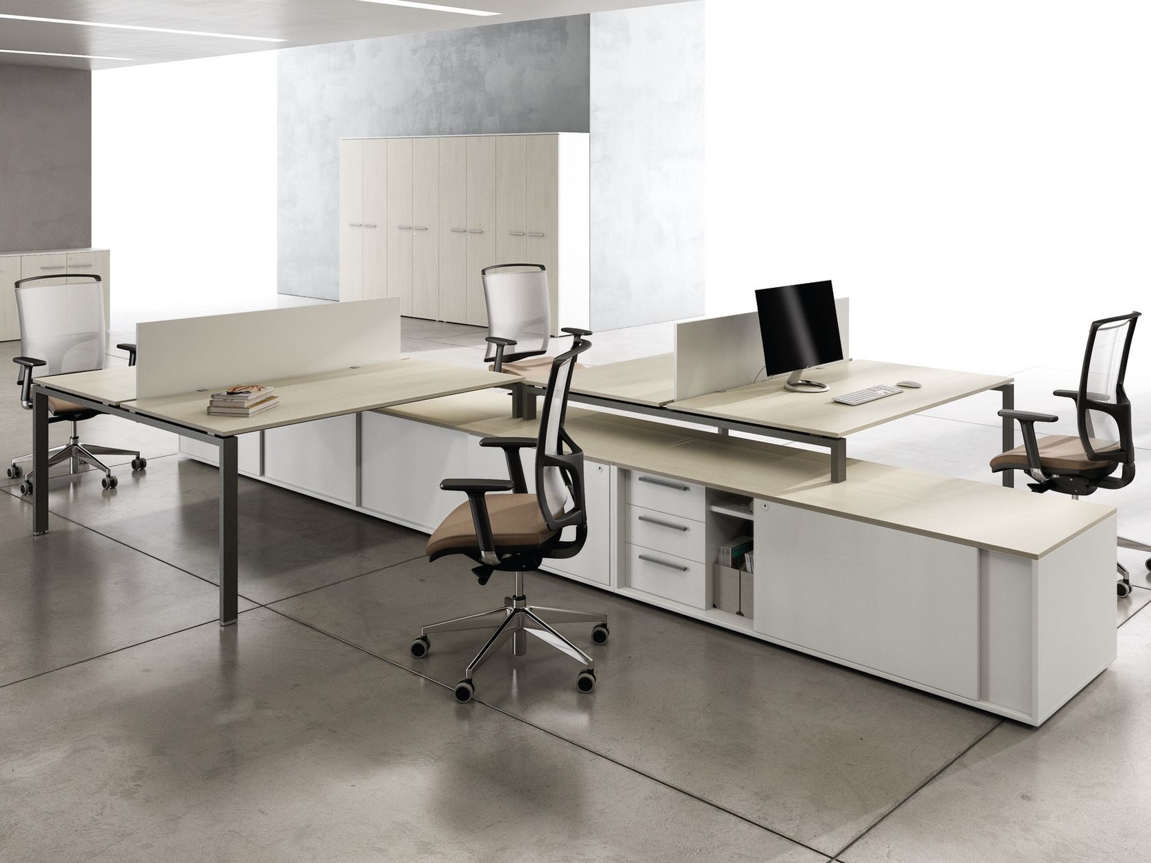 SEDICI÷NONI | Rectangular office desk By Styloffice