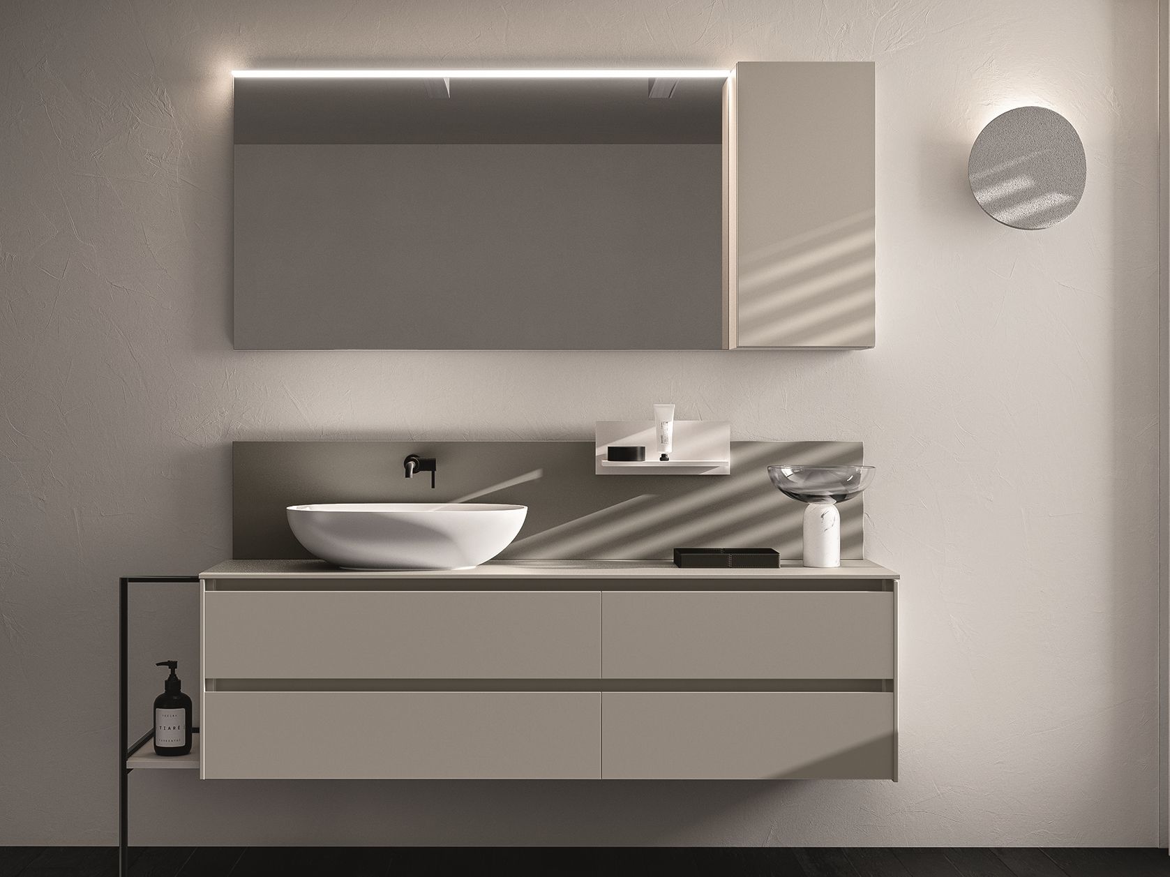 SEGNO | Mobile lavabo con cassetti Collezione Segno By Cerasa
