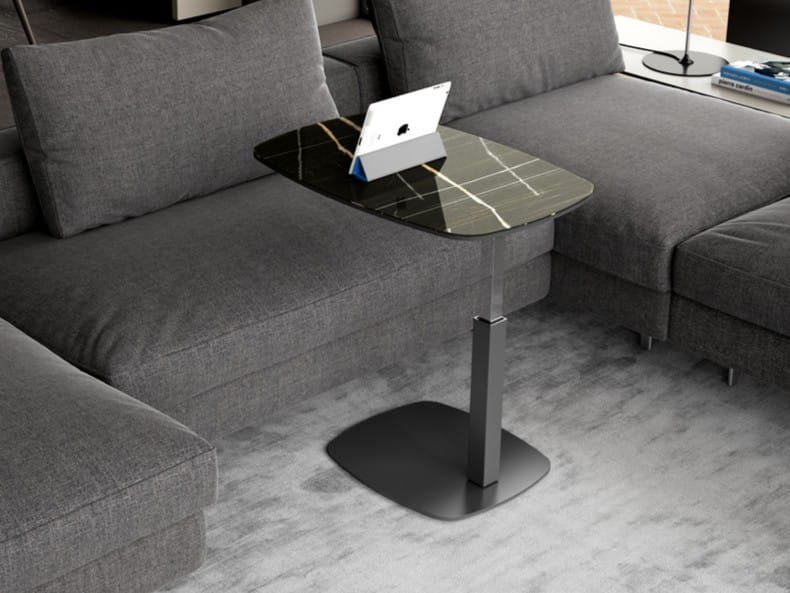SERVUS Height-adjustable side table By EASYLINE | design Marco Pozzoli