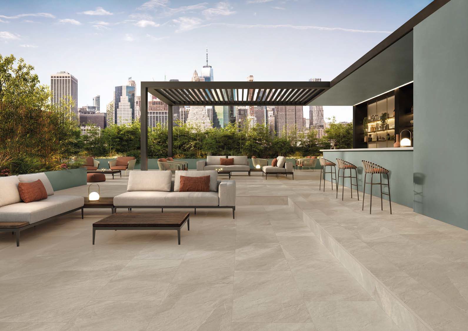 SHALE TAUPE Pavimento/rivestimento effetto pietra By Italgraniti