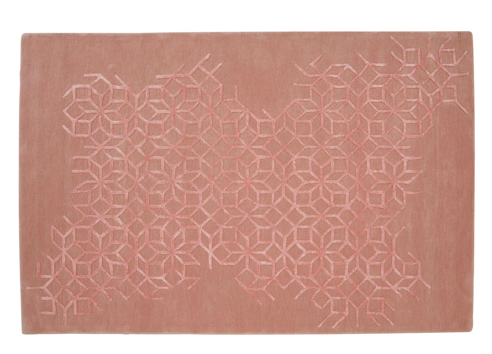 SHAZIA Rectangular wool rug with geometric shapes By Ligne Roset ...