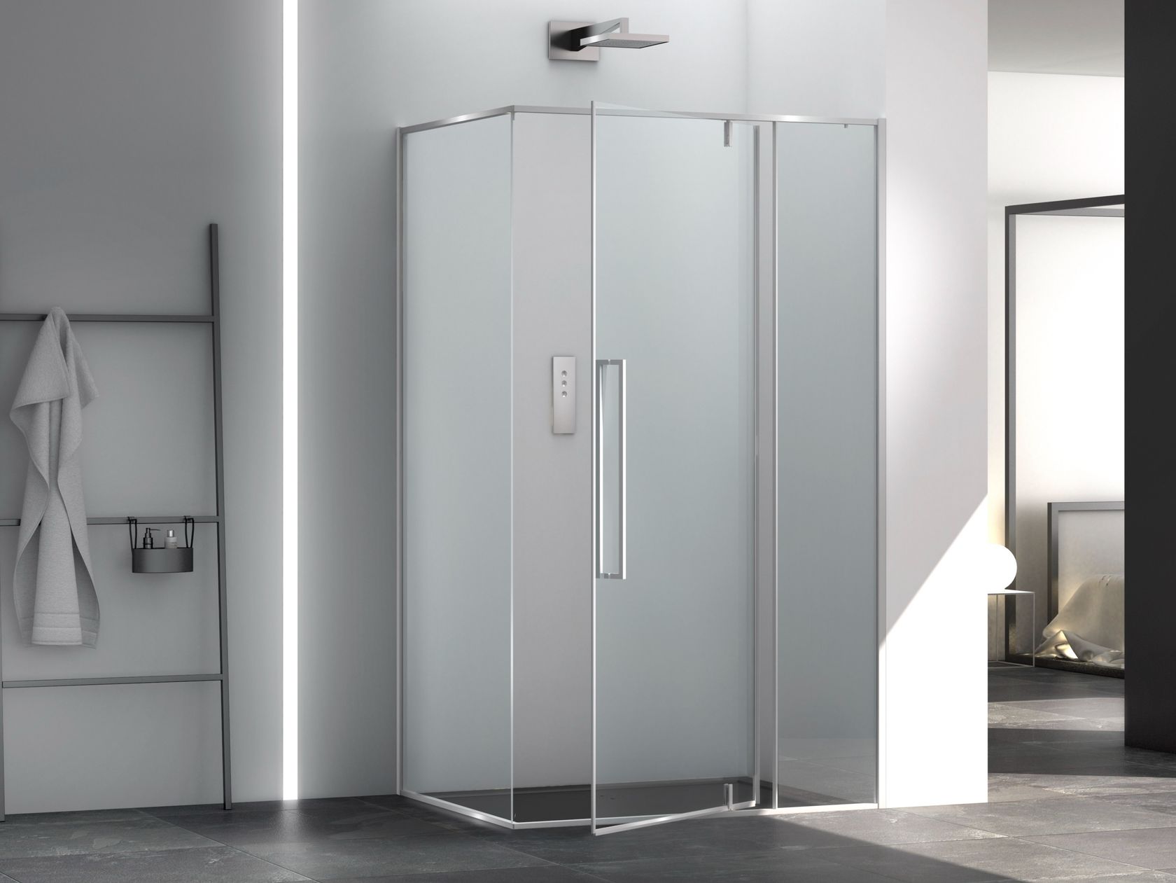 Shower cabins with pivot door | Archiproducts