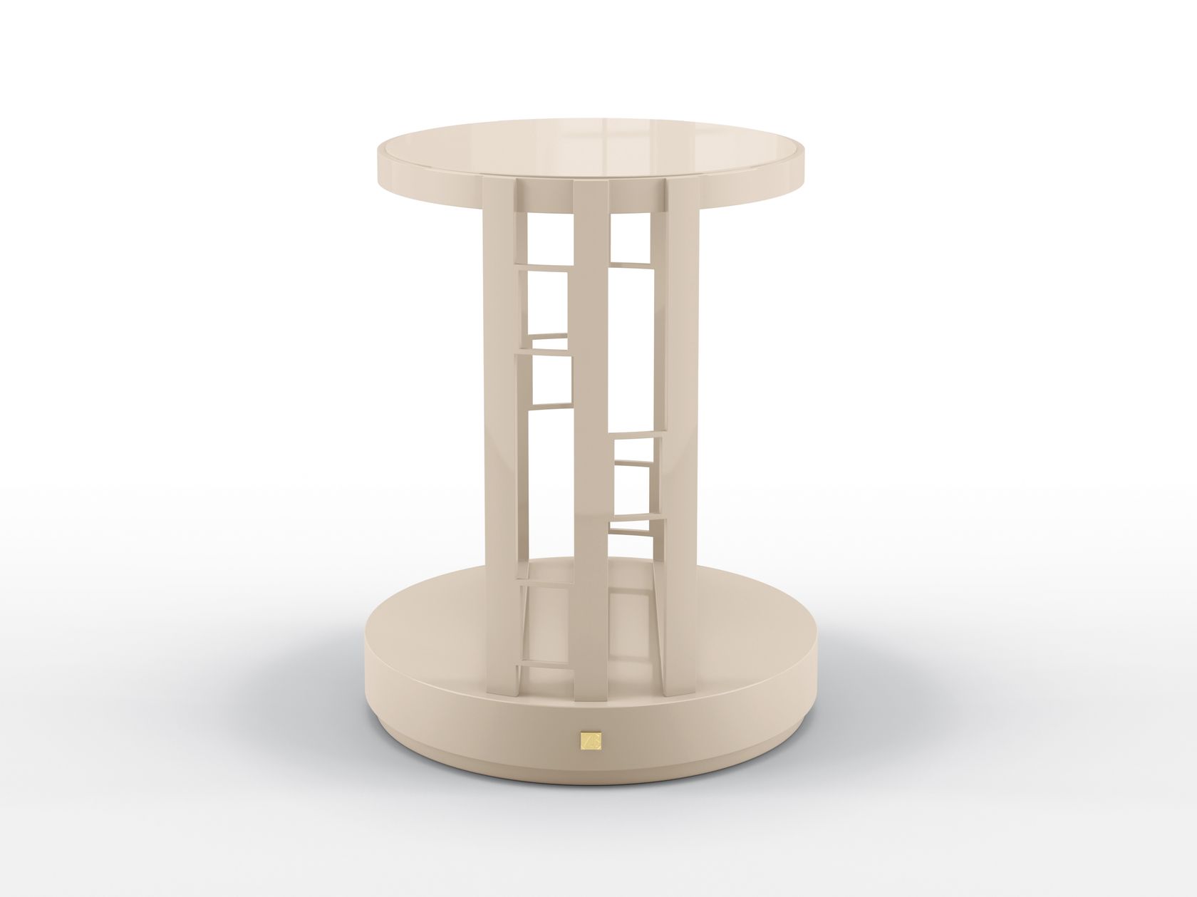 STAN Multi-layer wood side table By BRUNO ZAMPA