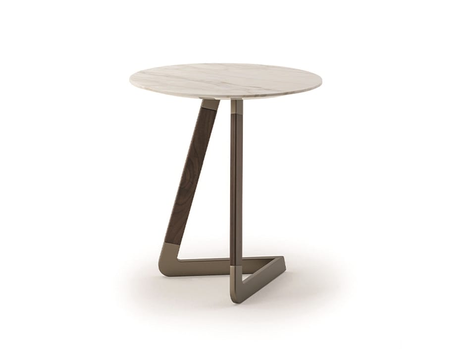 DRUM Marble side table By Turri | design Giuseppe Viganò