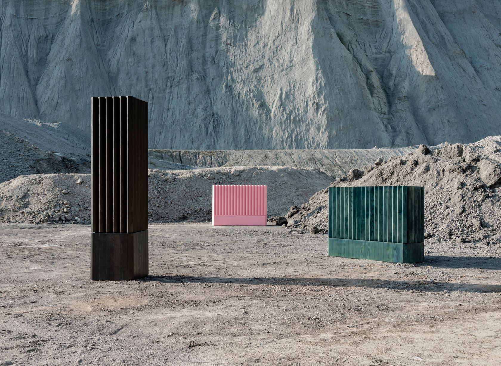 BASALTO Solid wood sideboard with doors By Medulum | design Accardi ...