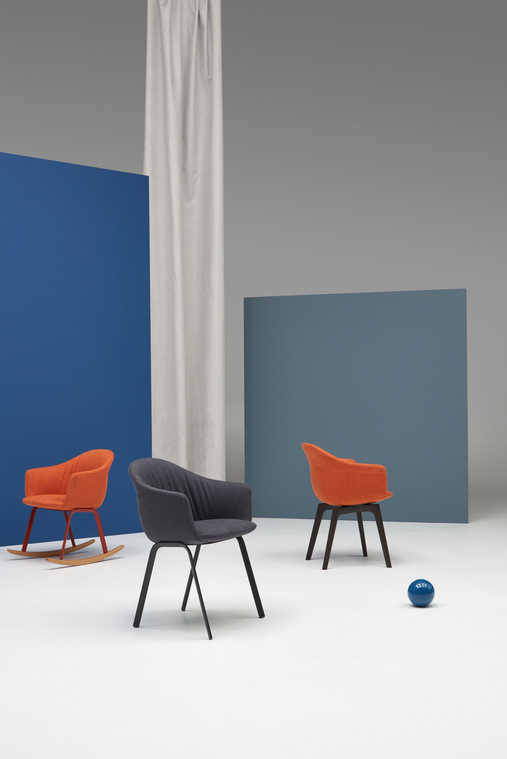 SIENA | Rocking easy chair By MDF Italia design Simone Bonanni