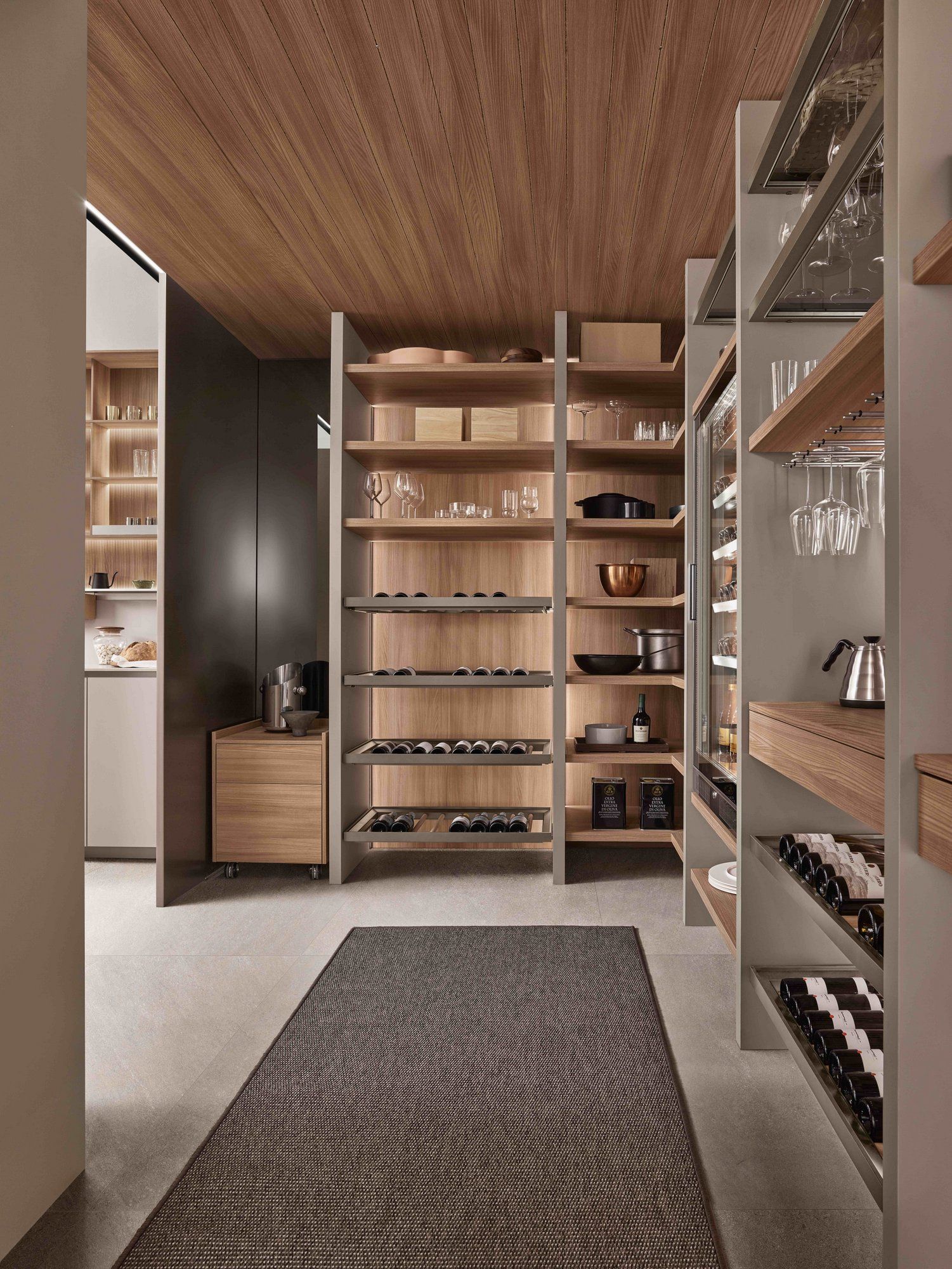 SIGN Kitchen with peninsula By ERNESTOMEDA | design Giuseppe Bavuso