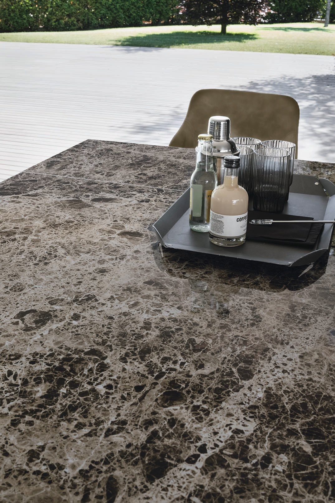 SILVER | Ceramic table By Sedit