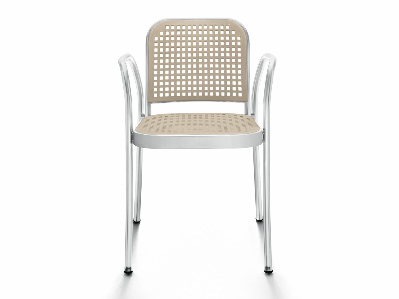 SILVER OUTDOOR | Chair with armrests By DE PADOVA design Vico Magistretti