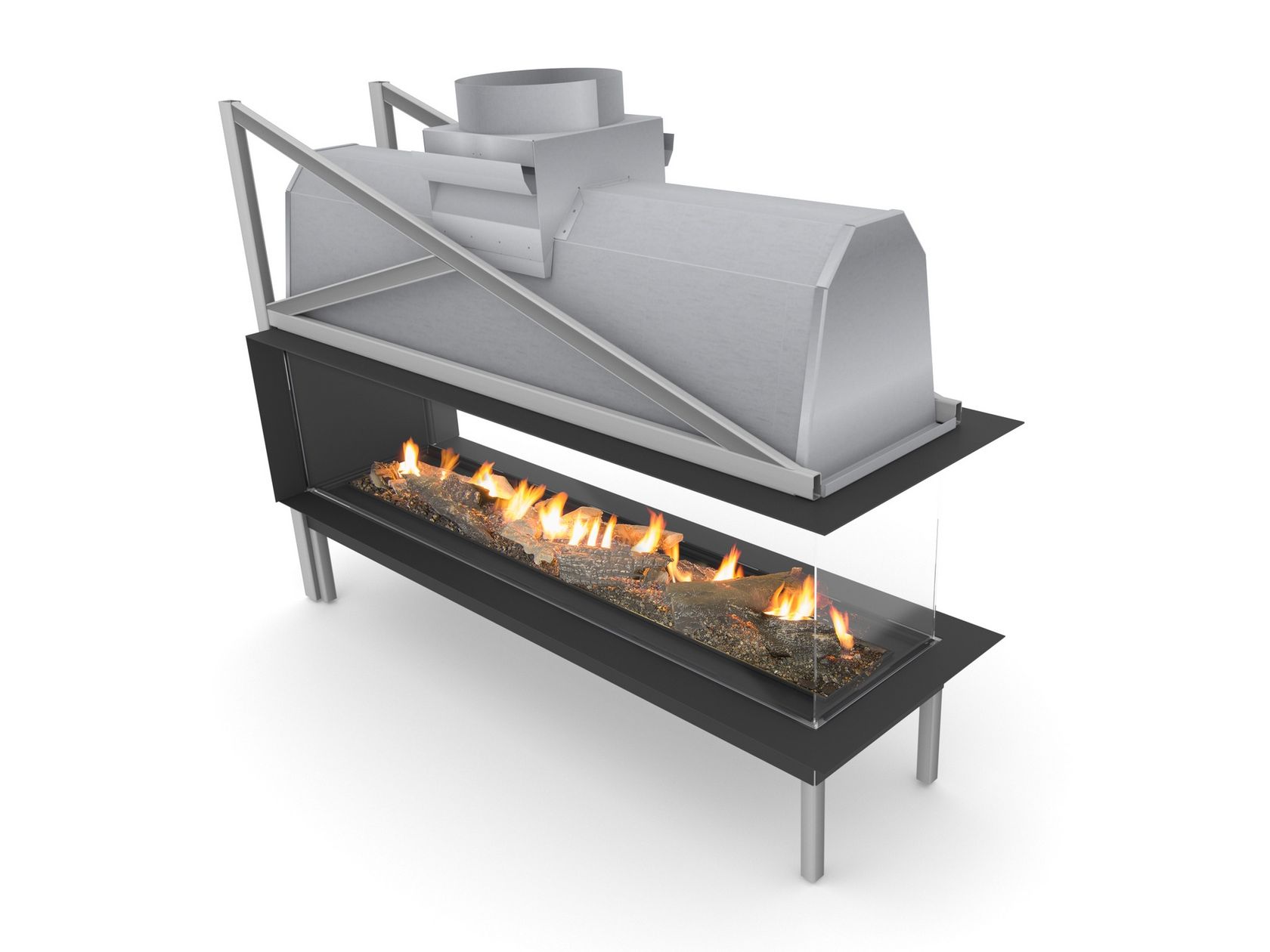 3-Sided fireplaces | Archiproducts