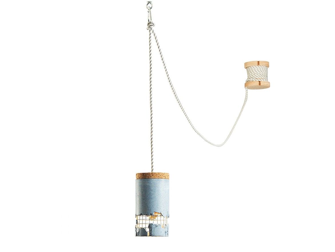 LED concrete pendant lamp SLASH By UBIKUBI design Dragos Motica