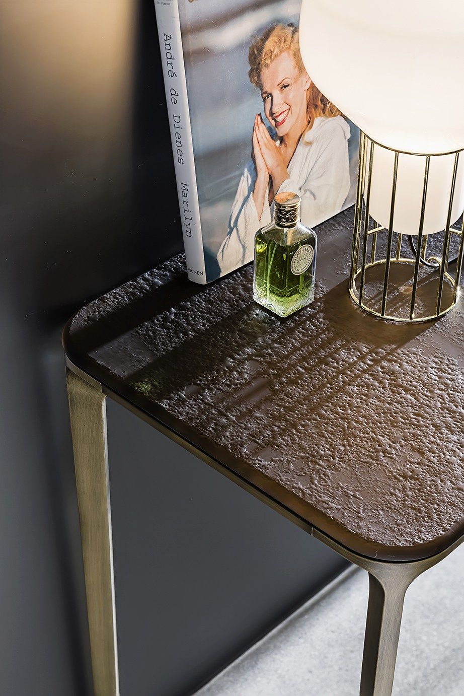 SLIM 4 LEGS | Glass console table Rectangular glass console table By ...