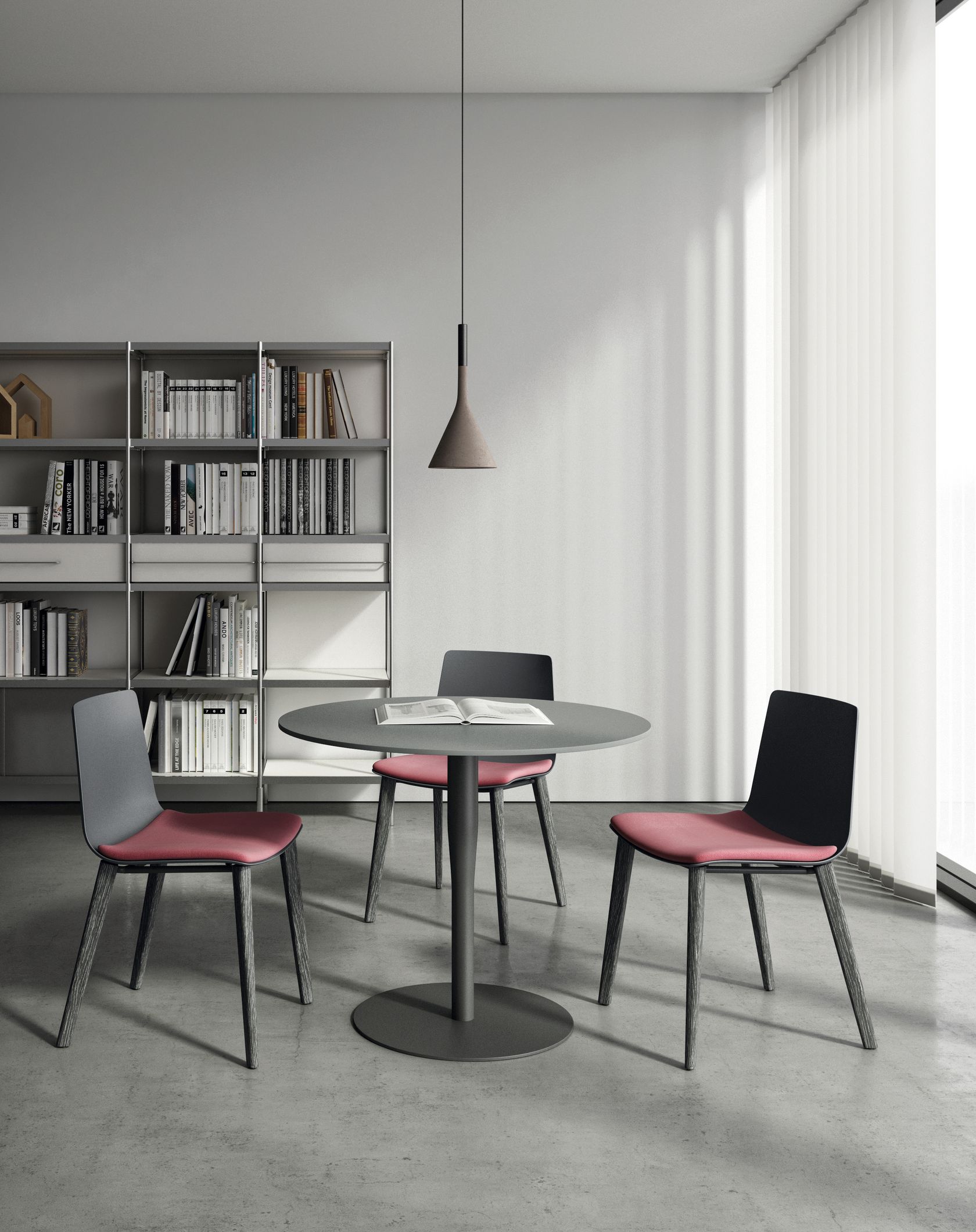 SLIM CHAIR 4 ARM - 89D Sedia in polipropilene By Alias | design Pearson ...