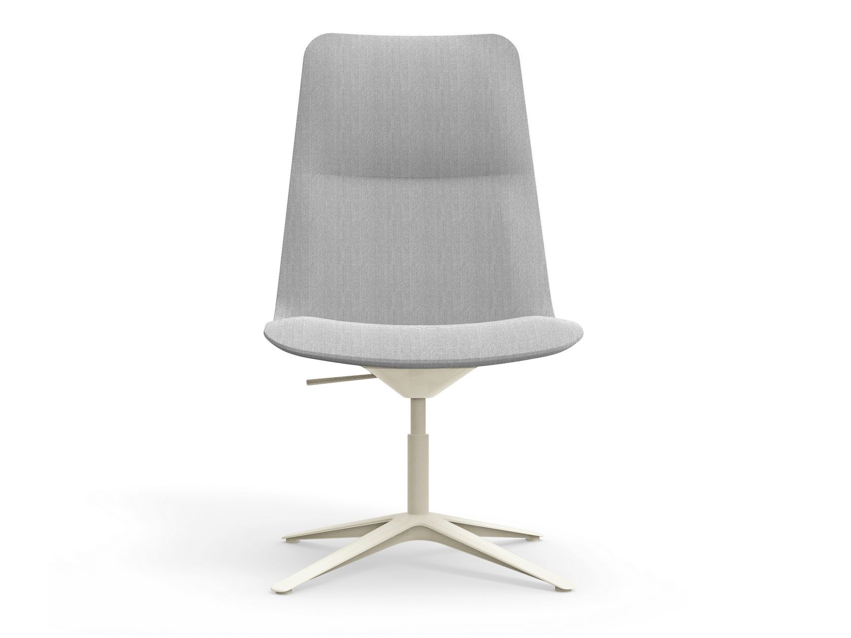 Swivel height-adjustable chair with 4-spoke base SLIM CONFERENCE MEDIUM ...