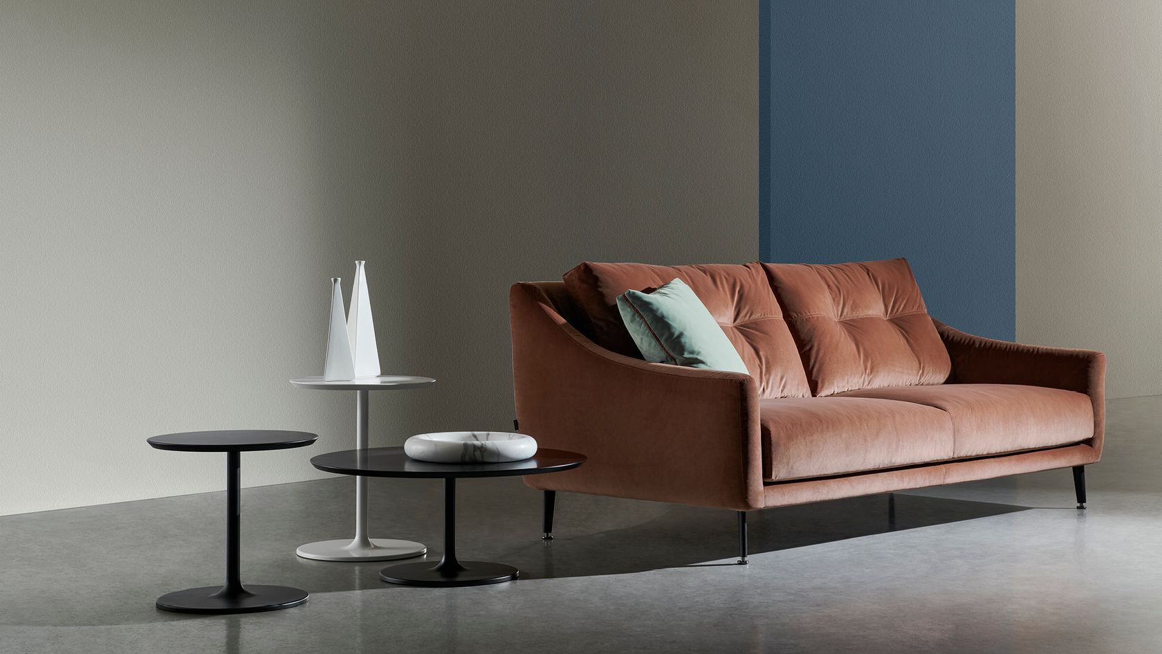 ASCOT 2 seater fabric sofa By Twils | design Tiziano Carnieletto