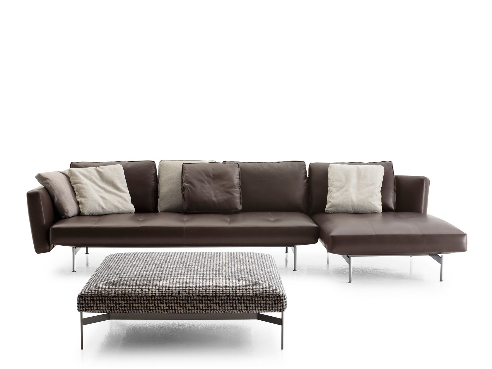 SAKÉ | Sofa with chaise longue SAKé Collection By B&B Italia design ...