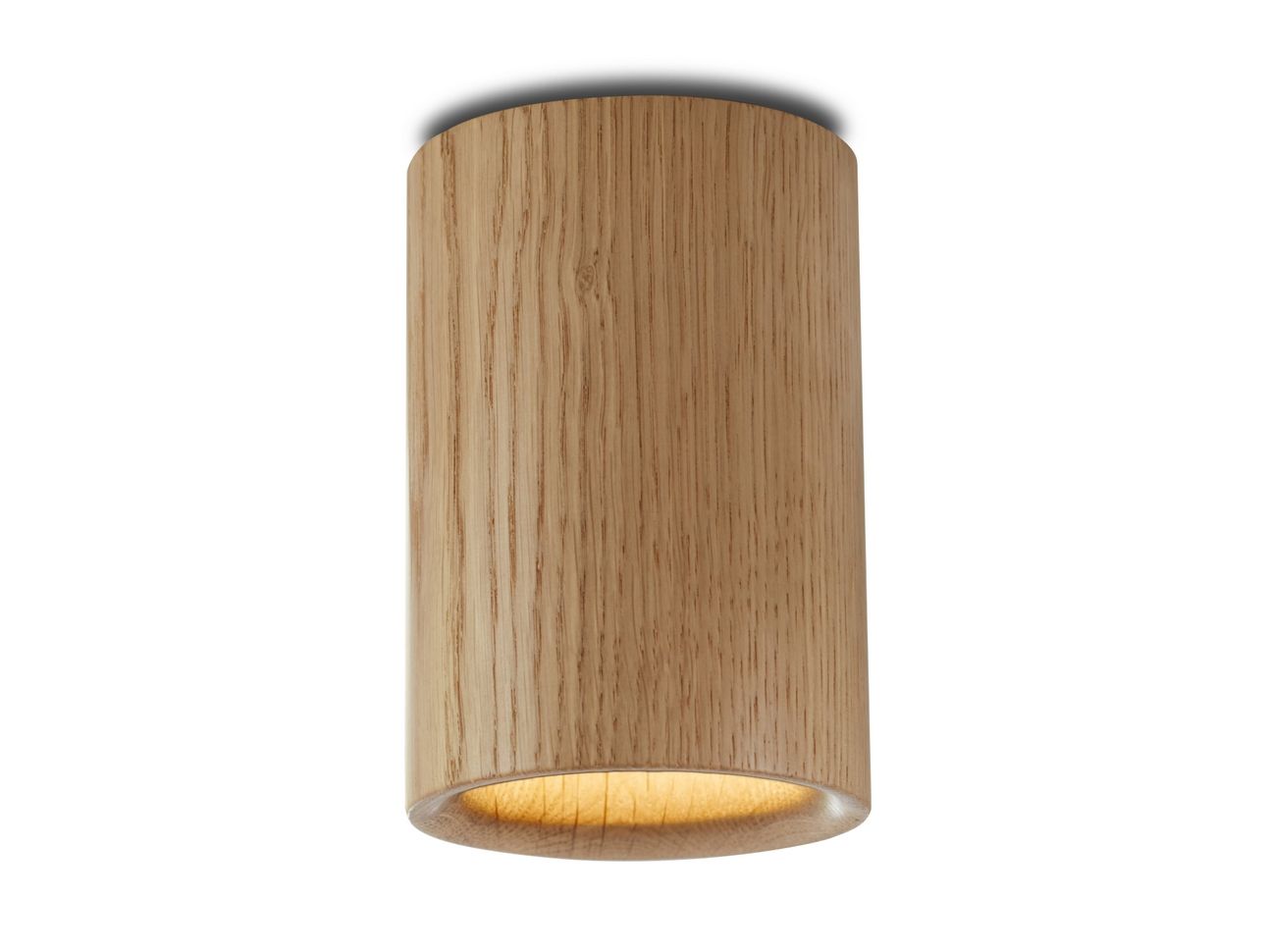SOLID CYLINDRICAL LED round ceiling oak spotlight By Case | design ...