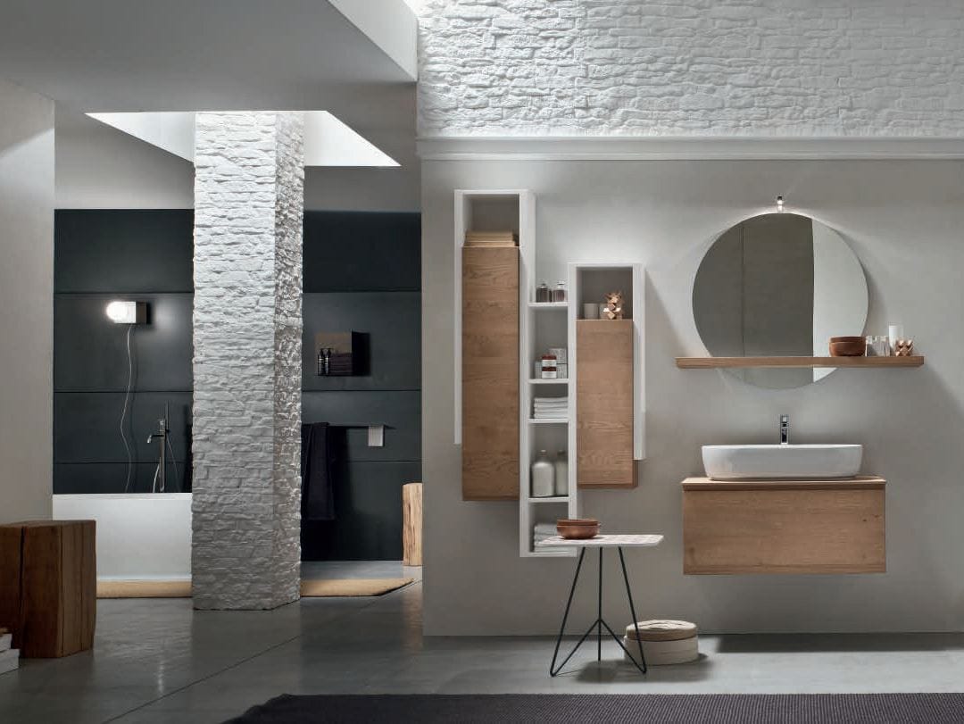 SOUL Oak bathroom cabinet / vanity unit By Arcom