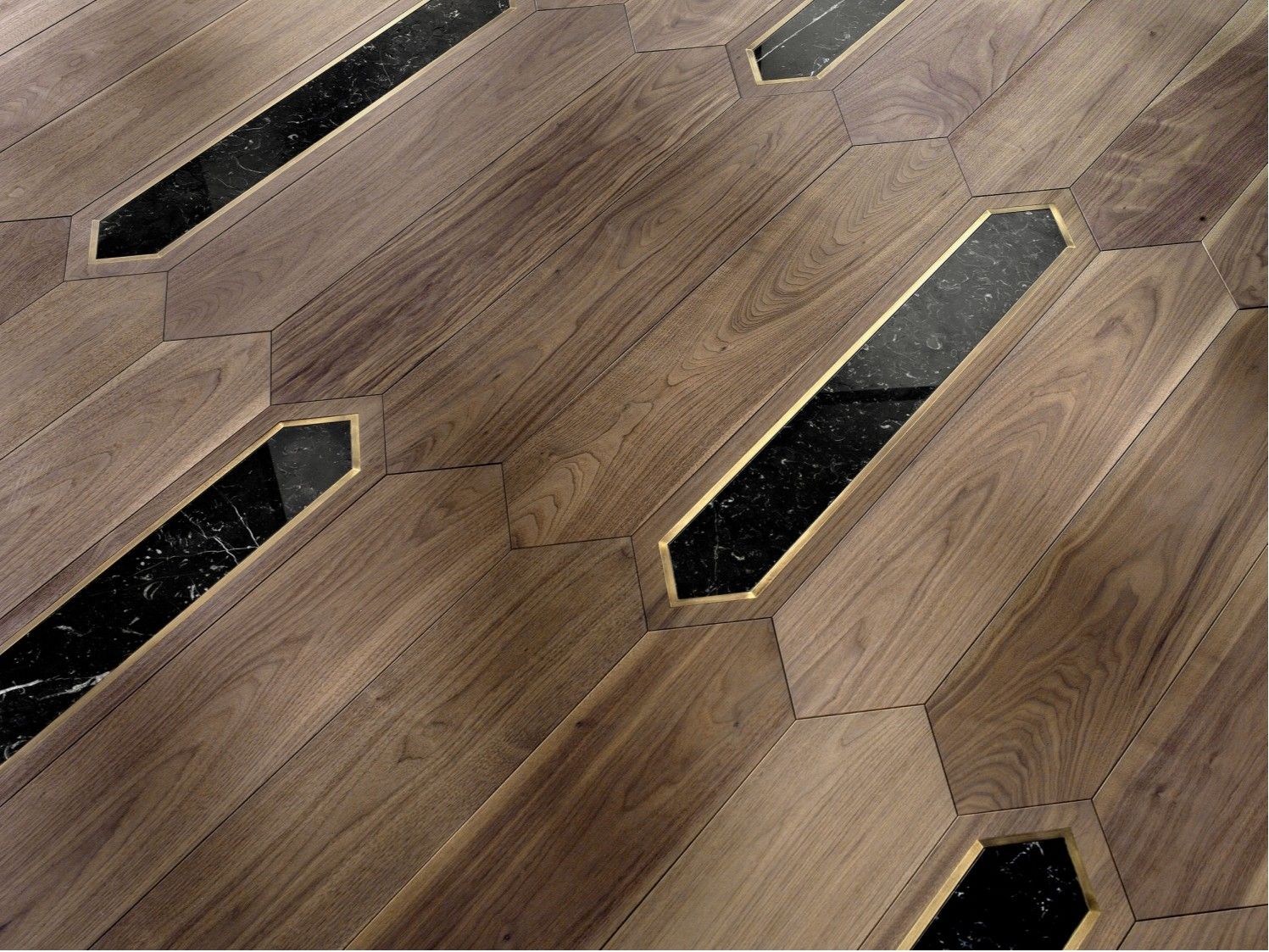Inlaid indoor wooden wall/floor tiles SPECIAL PANEL MATITA INSTALLATION ...
