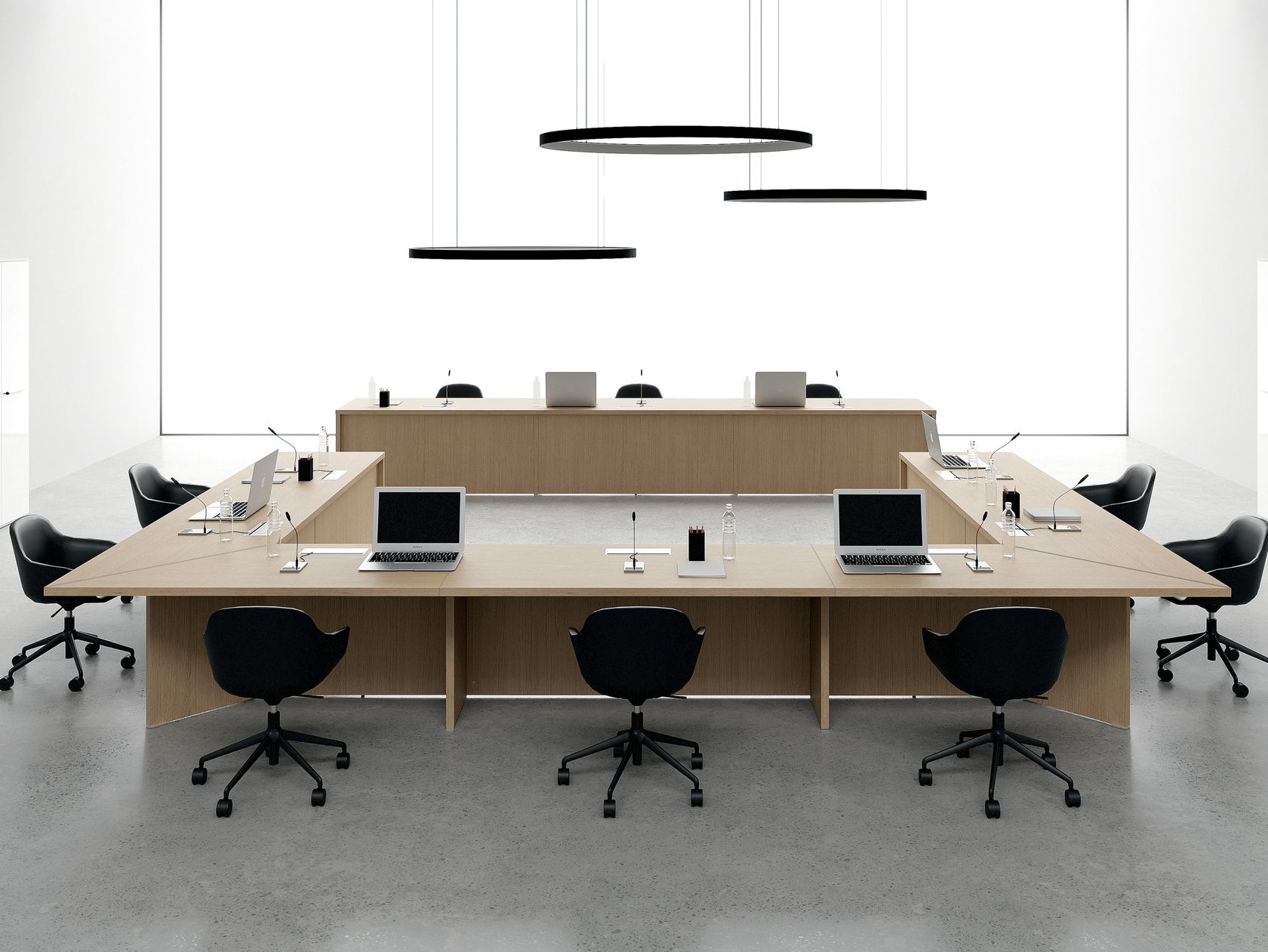 SPECIAL TABLE | Modular meeting table Modular melamine meeting table ...