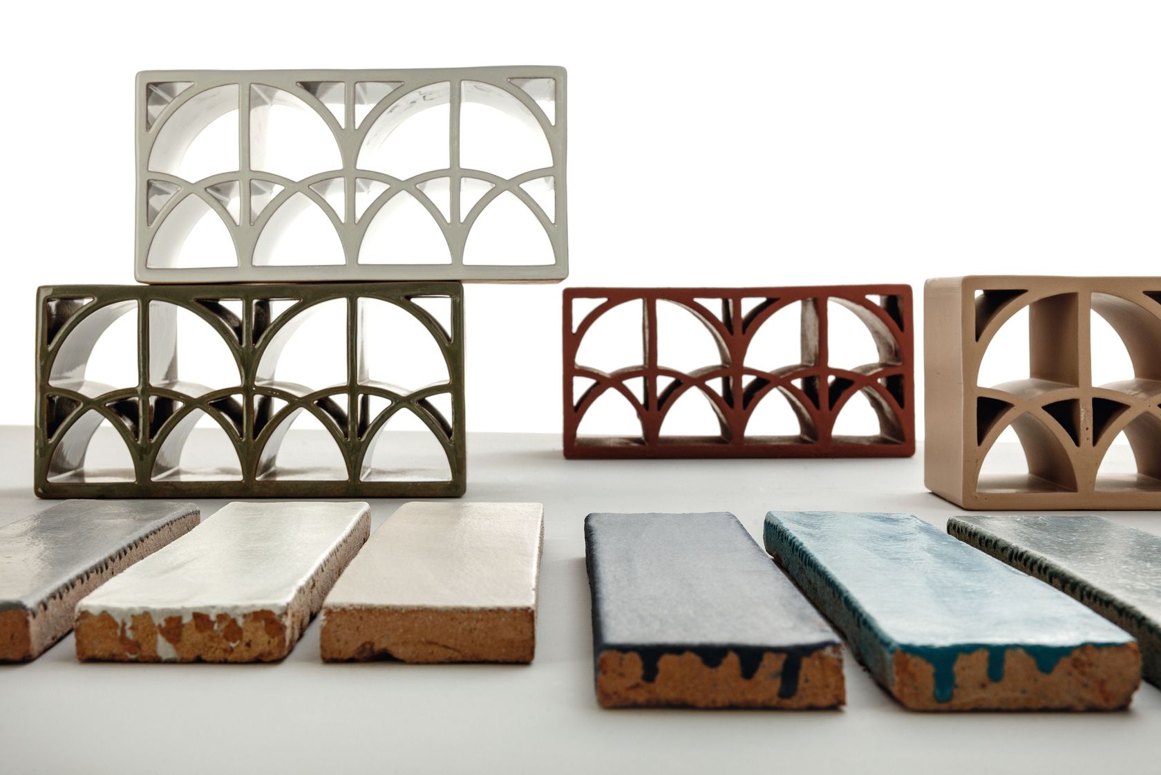 Modular terracotta Partition wall SPLIT Split & Fornace Collection By ...