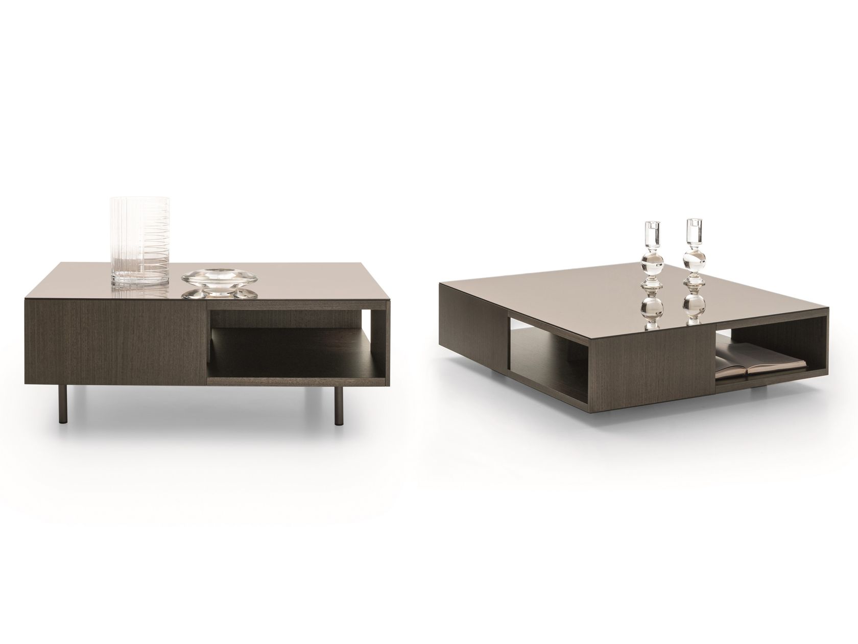 UNION/URBAN | Square coffee table Square coffee table with storage space By Ditre Italia ...