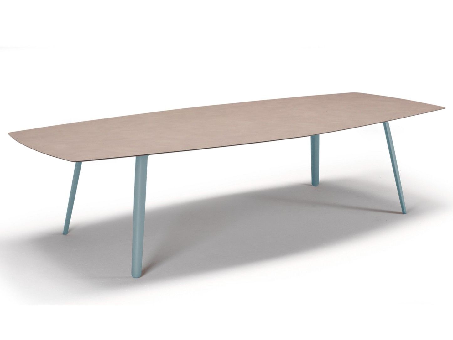 SQUID Extending rectangular die cast aluminium table By S-CAB | design ...