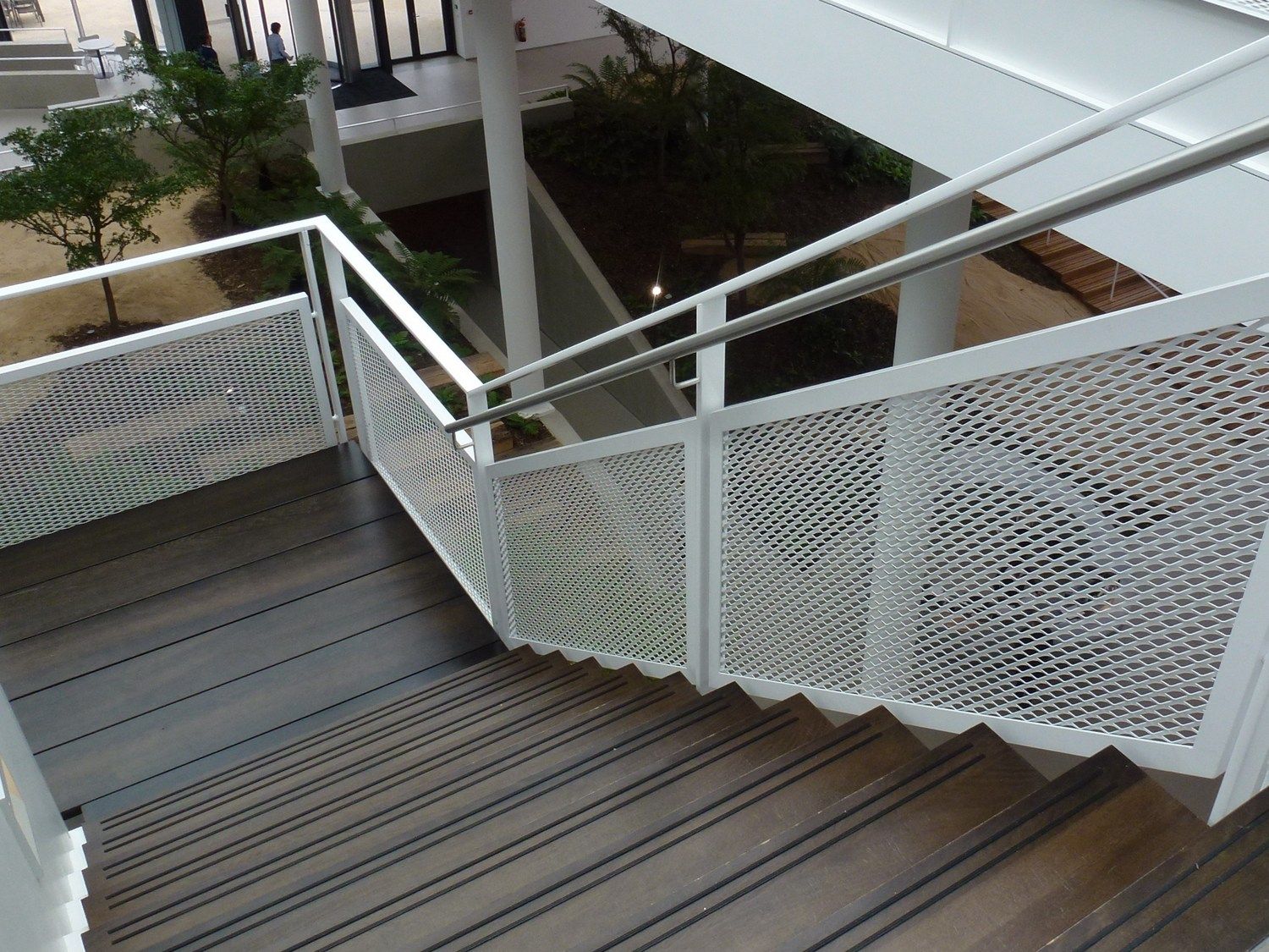 Baranda de chapa estriada para escaleras Baranda de escalera para ...