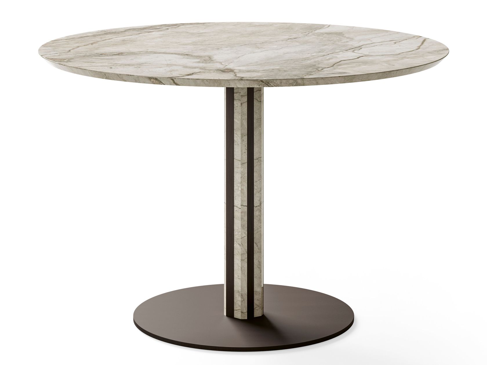 STARLIGHT Round marble table By CPRN HOMOOD | design Lucia Ippolito