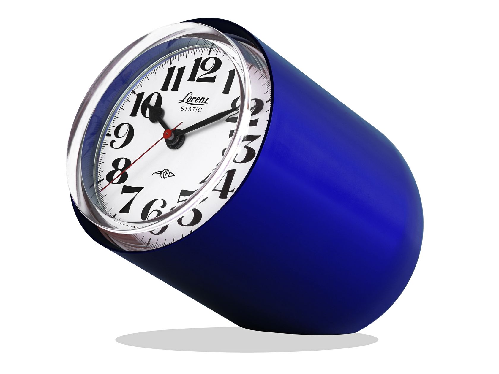 STATIC | Steel clock Laquered steel table clock By Lorenz | design ...