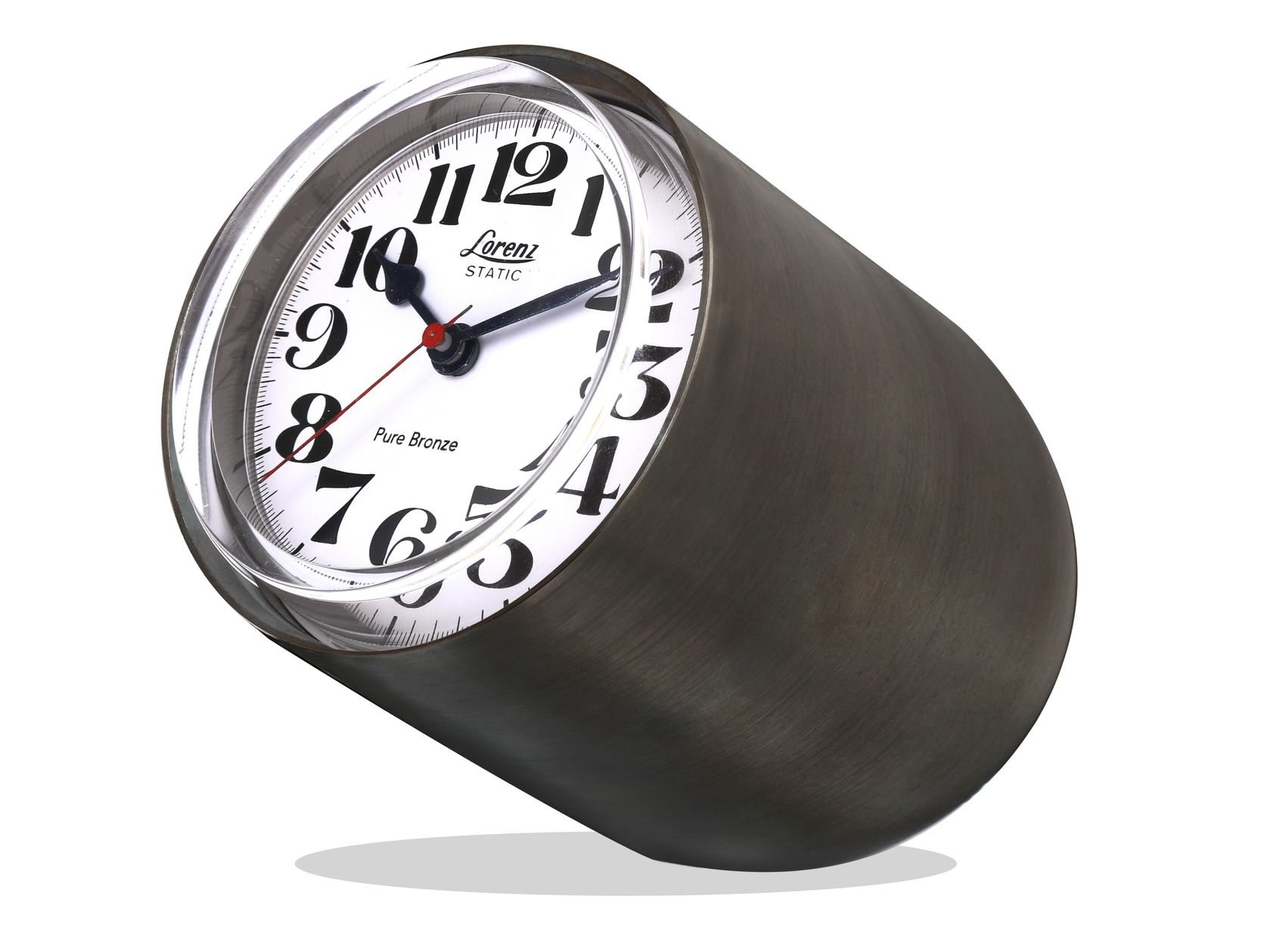 STATIC | Steel clock Laquered steel table clock By Lorenz | design ...