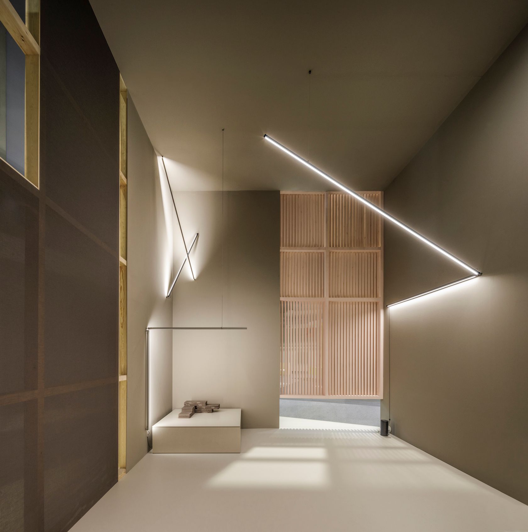 STICKS Linear lighting profile By Vibia | design Arik Levy