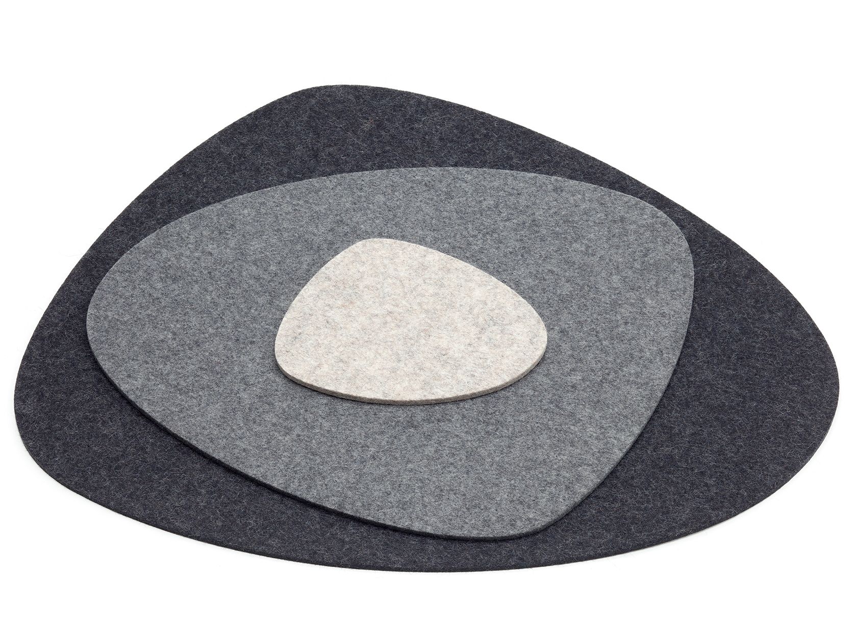 Felt drink coaster / placemat STONE By HEY-SIGN