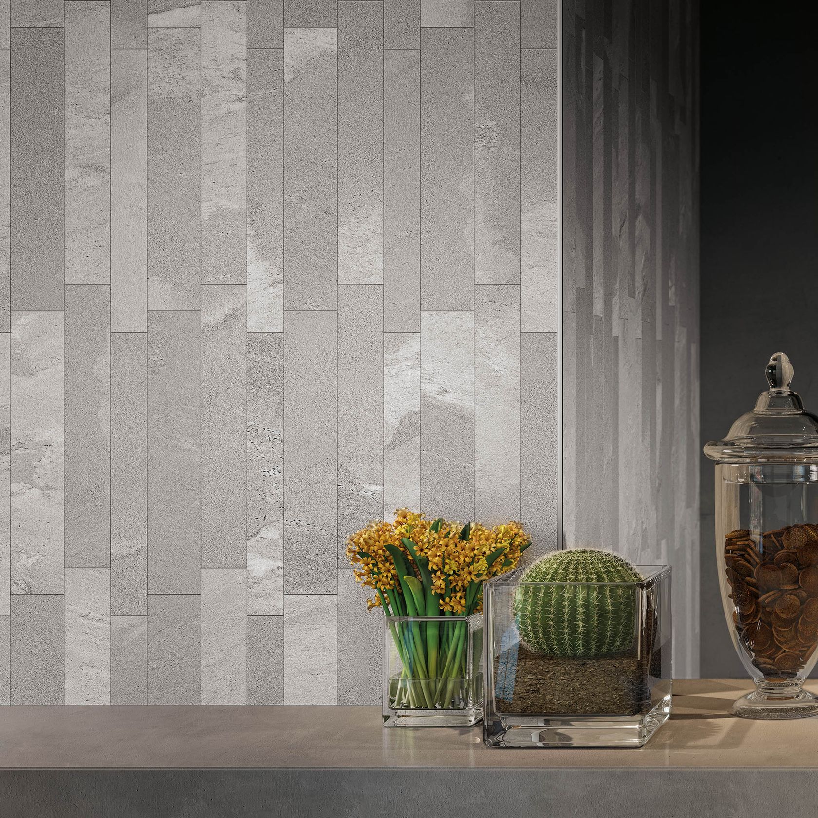 Revestimento de pisos/paredes de grés porcelânico STONEWORK Coleção ...