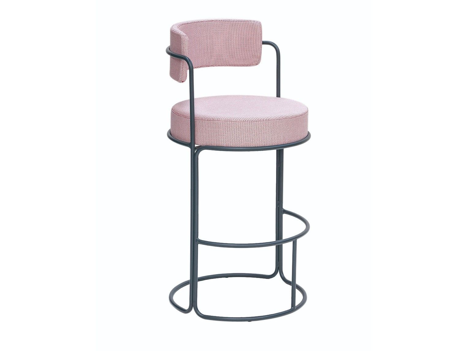 PARADISO | Stool with back Paradiso Collection By iSimar design ILMIODESIGN