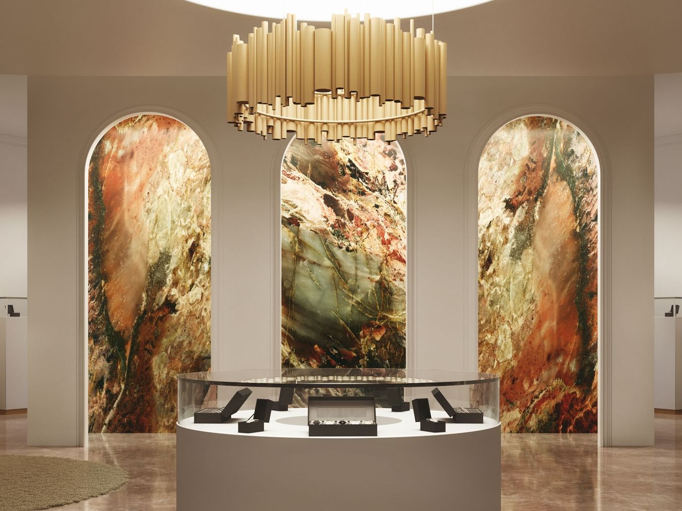 Resin Decorative panel SUPERNOVA Infinity Gems Collection By Tecnografica