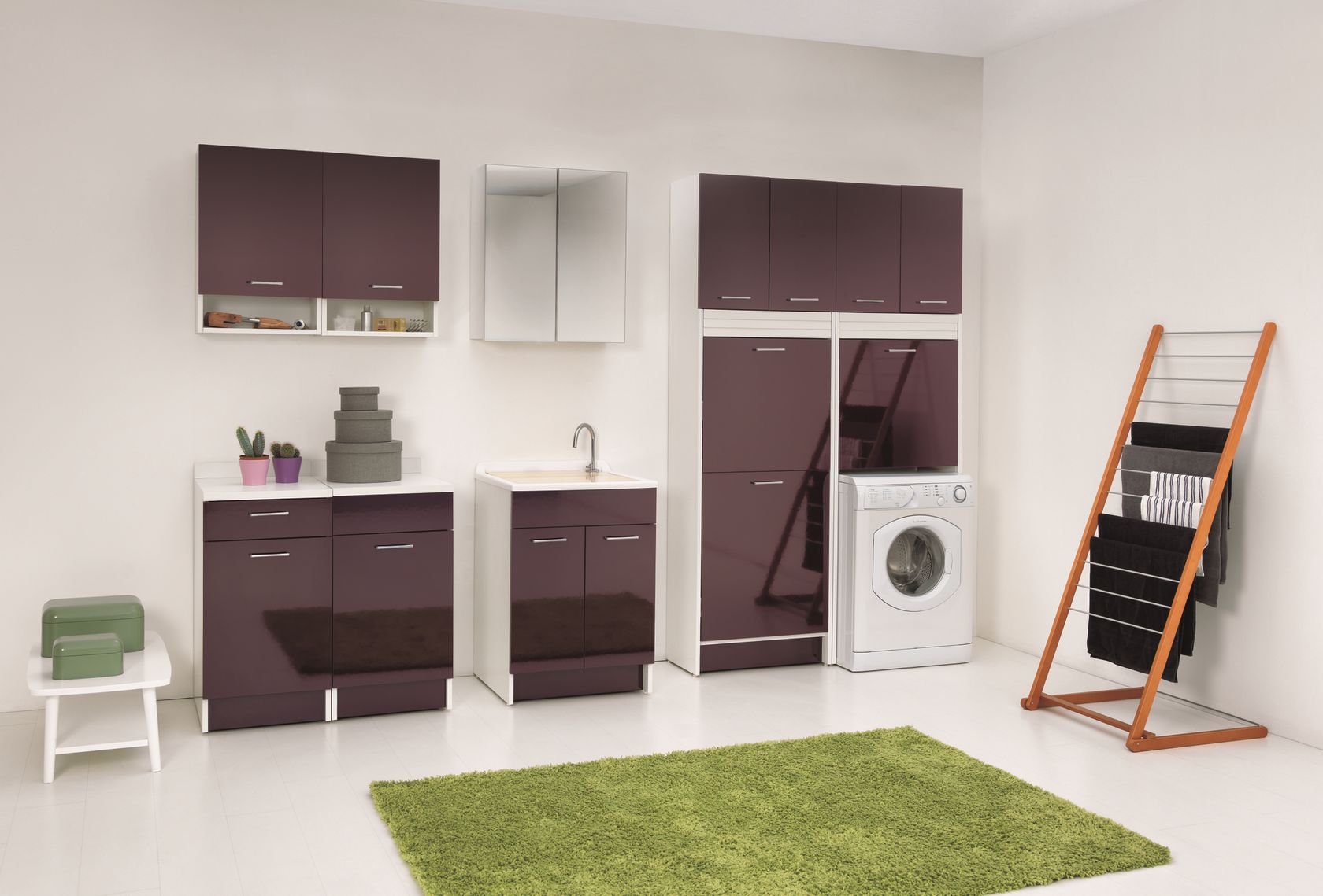 SWASH | Armário para lavanderia Coleção Swash By COLAVENE