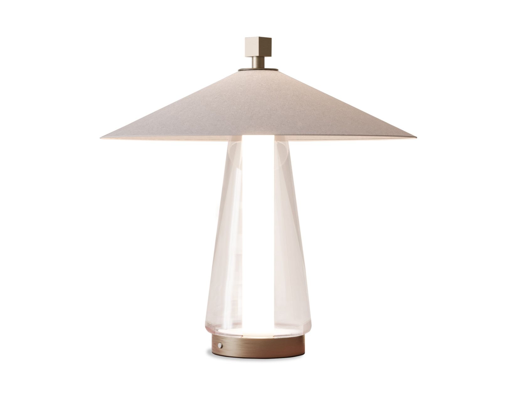 ASIA LED cotton and glass table lamp with Dimmer By Contardi | design ...