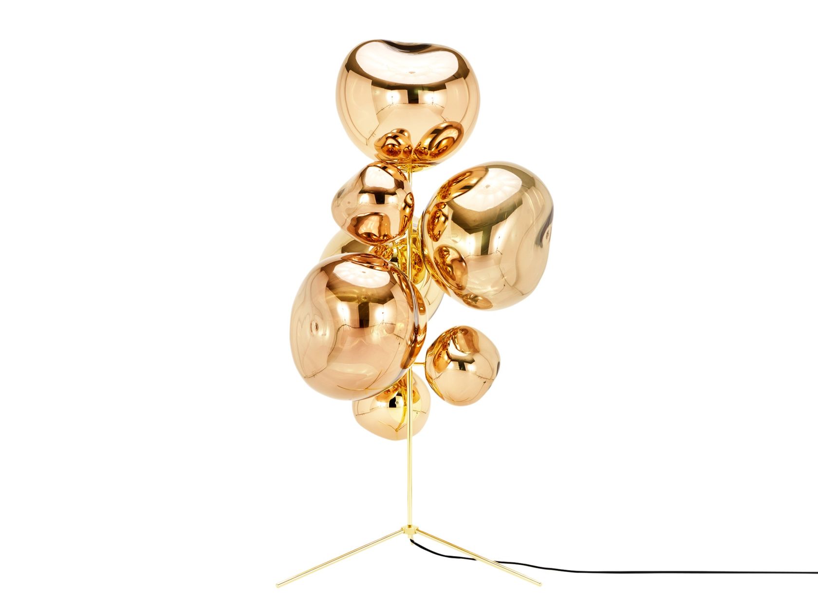 MELT Polycarbonate floor lamp with tripod By Tom Dixon | design FRONT ...