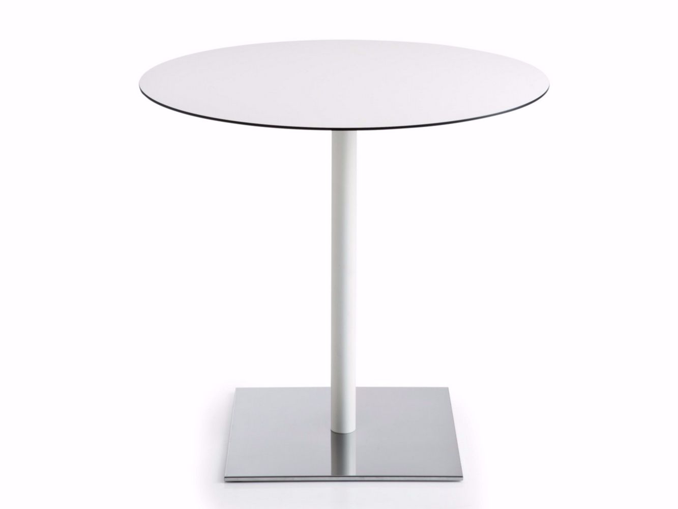 INCOLLECTION Square HPL table with 4-star base By Luxy | design Air Design