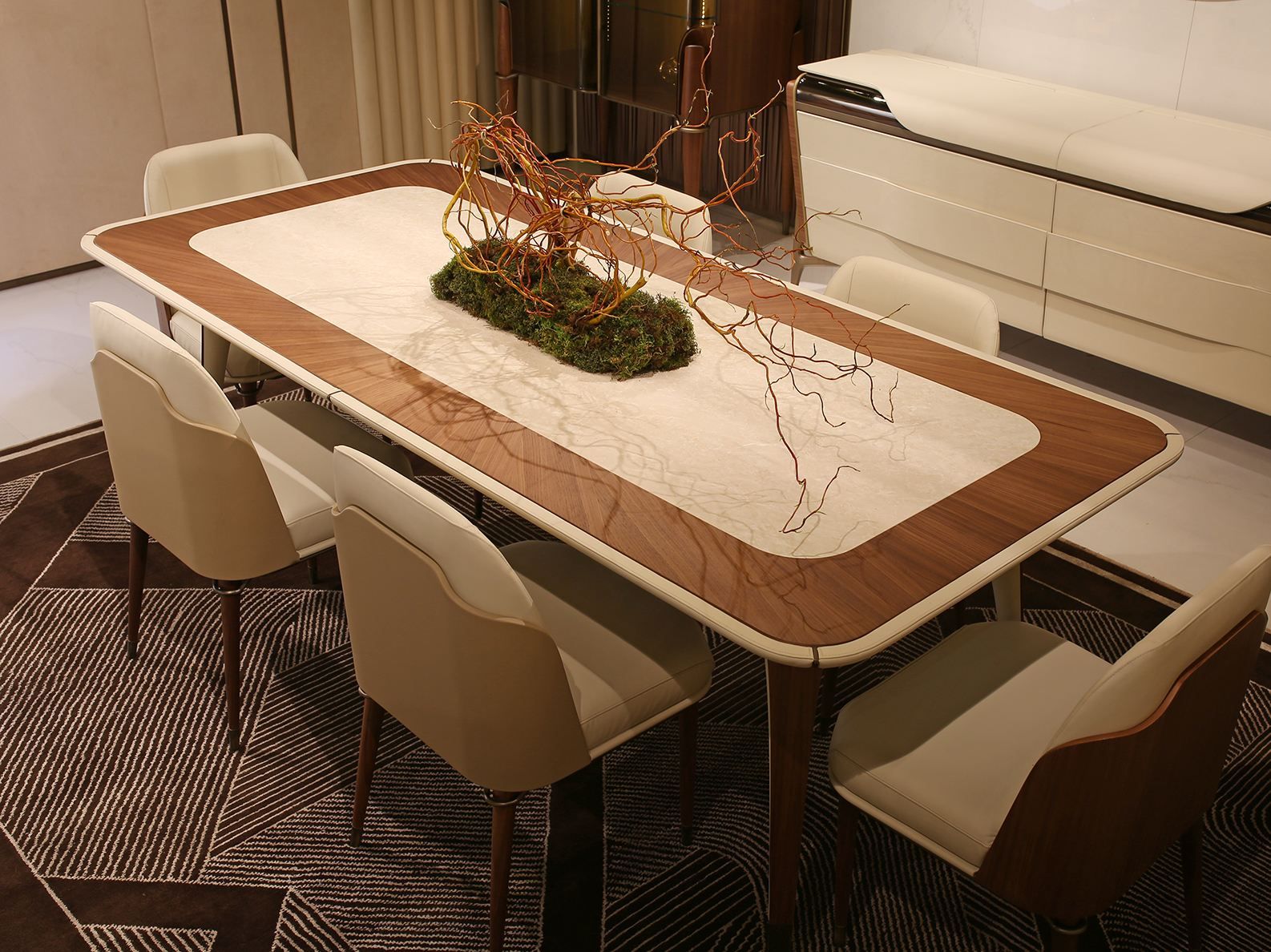 MELTING LIGHT Rectangular table By Turri